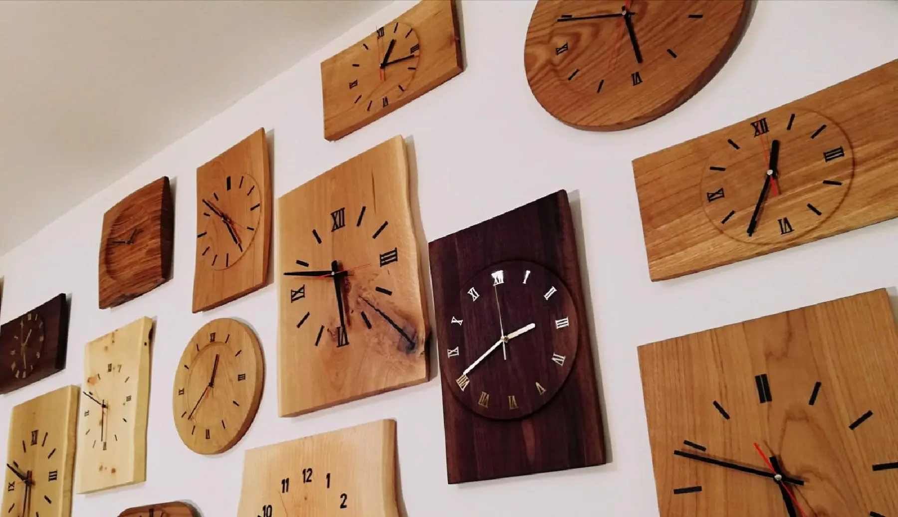 Luxus Moderne Wanduhren Aus Holz Bilder